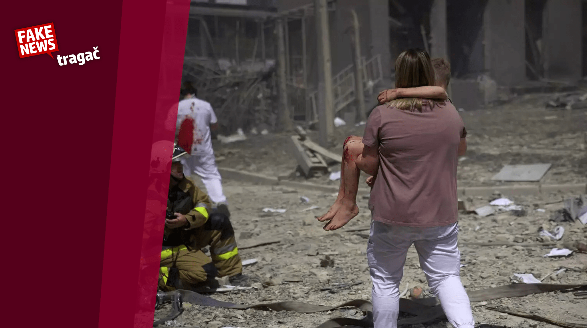 Ruska propaganda na domaćim portalima nakon napada na dečiju bolnicu u Kijevu - FakeNews Tragač