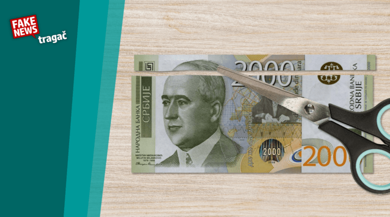 Ne, nije najavljeno smanjivanje penzija za 14,5% - FakeNews Tragač